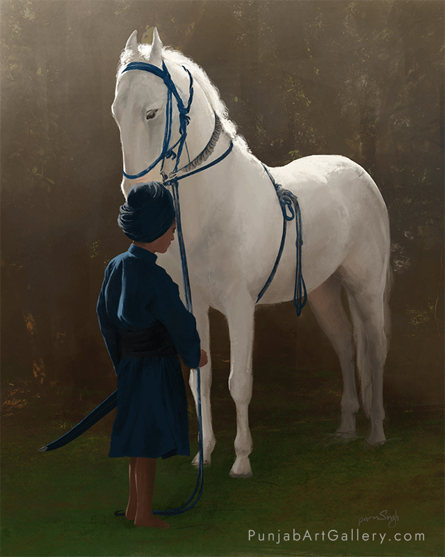 Aadi-2 | Digital Sikh Art by Rani Tatt